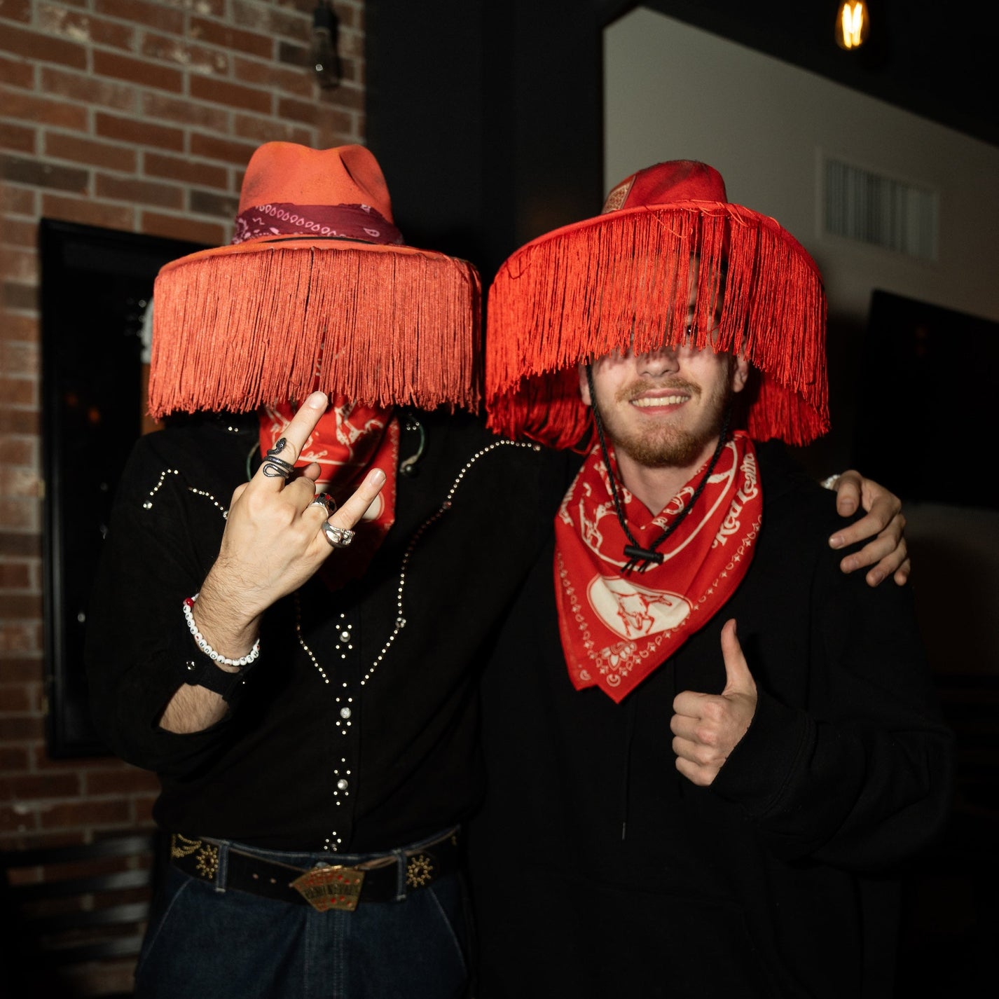 RED'S HAT – Red Leather