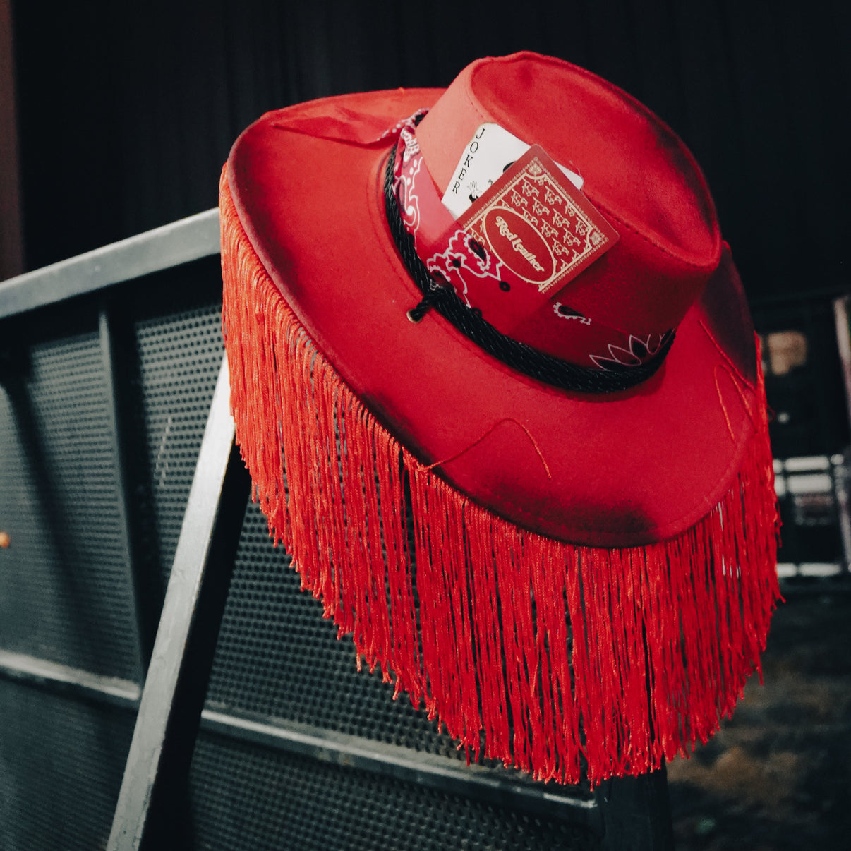 RED'S HAT – Red Leather