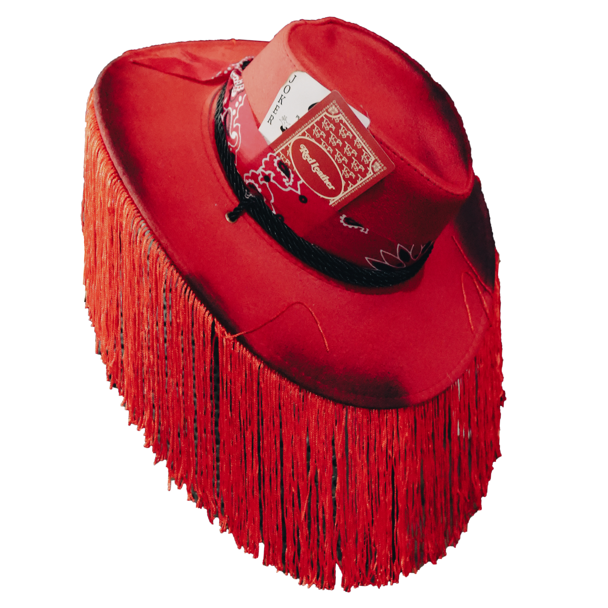 RED'S HAT – Red Leather