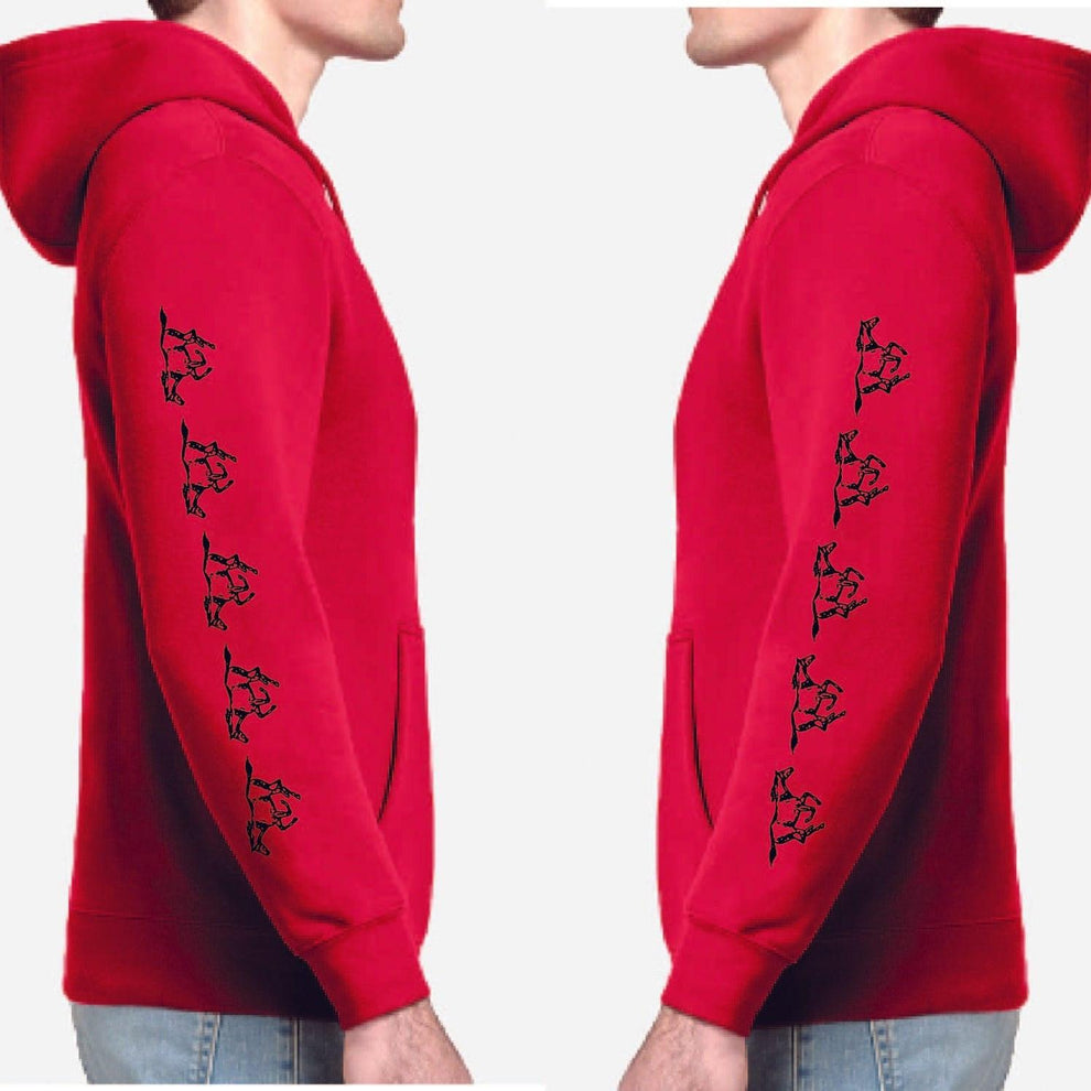 2025 Put It All On Red Tour Hoodie – Red Leather