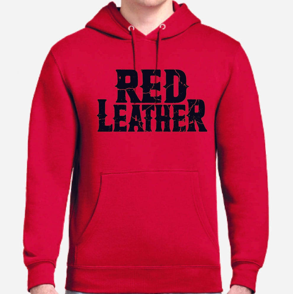2025 Put It All On Red Tour Hoodie – Red Leather