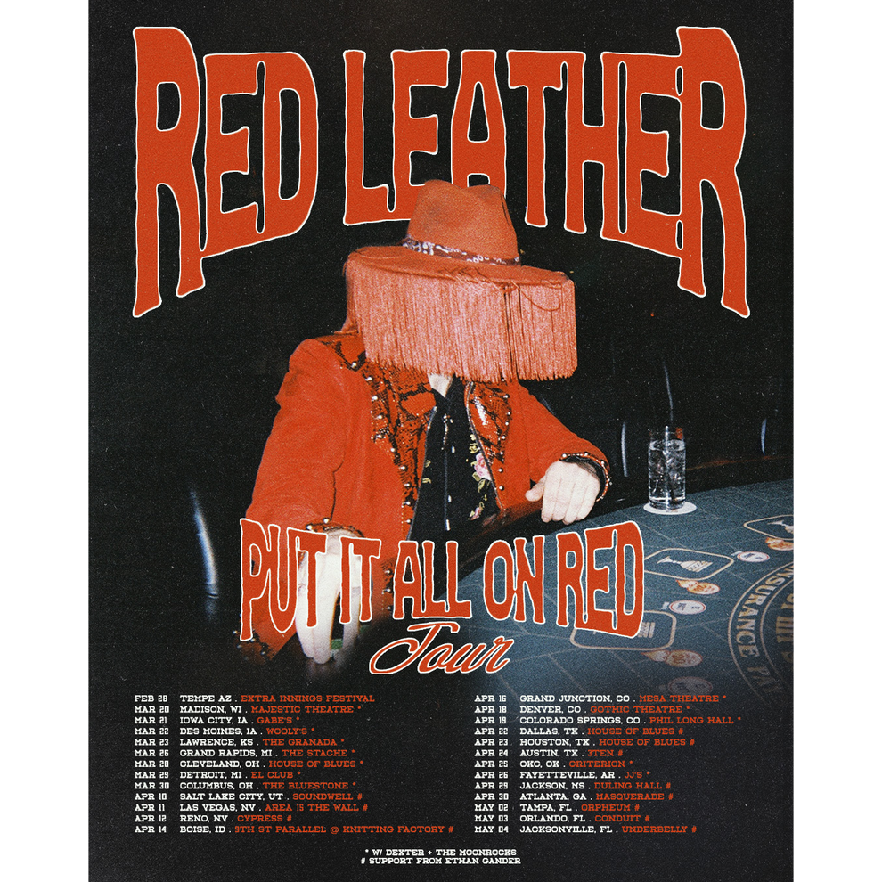 Put it All on Red 2025 Tour Poster - SIGNED – Red Leather